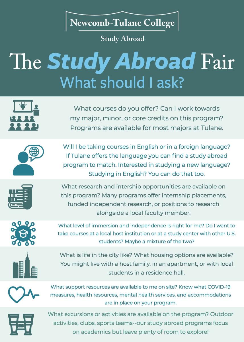 The Study Abroad Fair | Center for Global Education